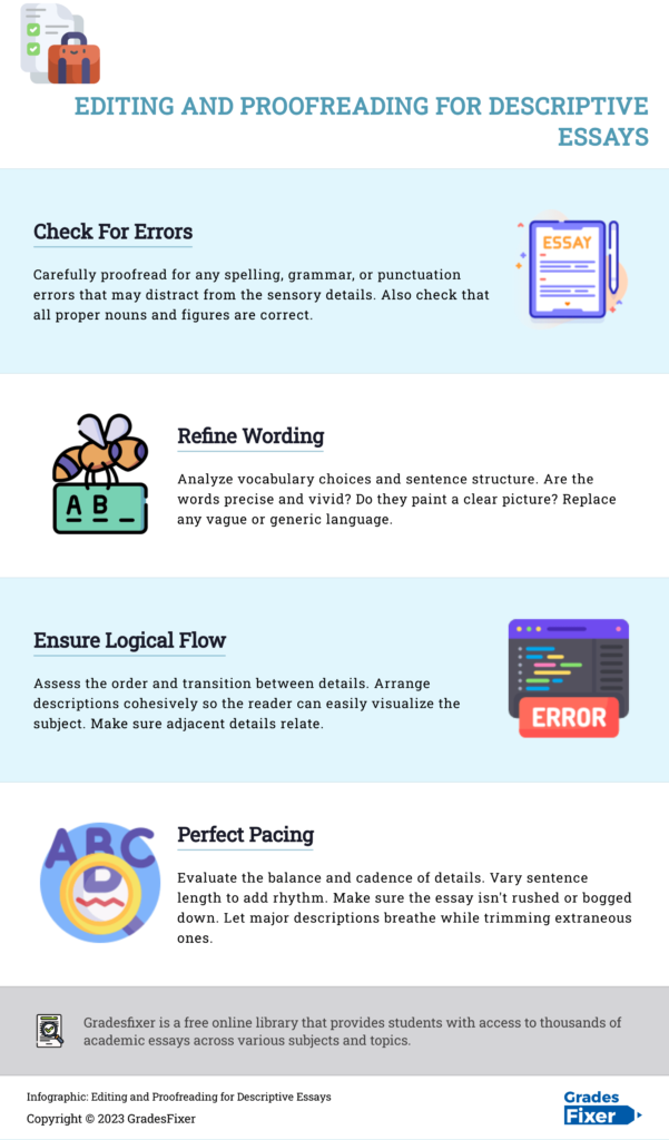 Free Descriptive Essay Examples. Best Topics, Titles