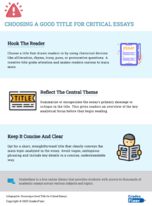 Free Critical Analysis Essay Examples. Best Topics, Titles
